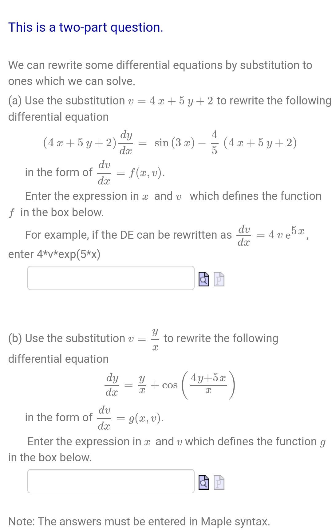 Solved 1 point How Did I Do? Find a particular solution, | Chegg.com