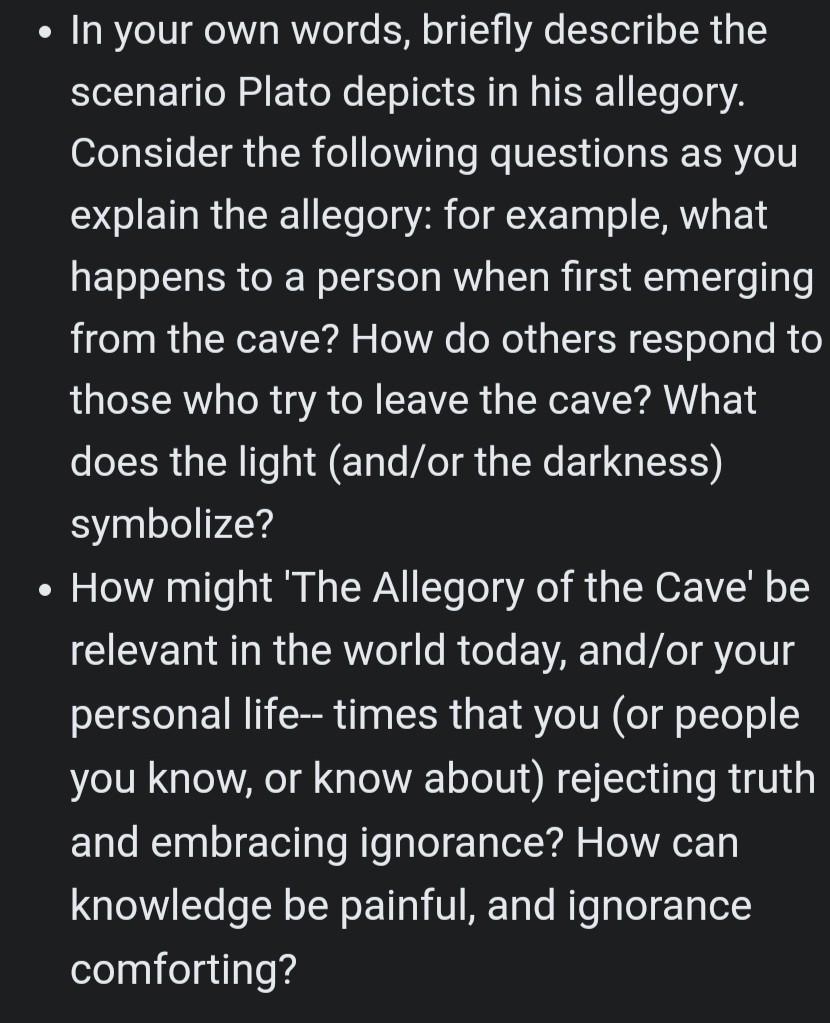 - In your own words, briefly describe the scenario | Chegg.com