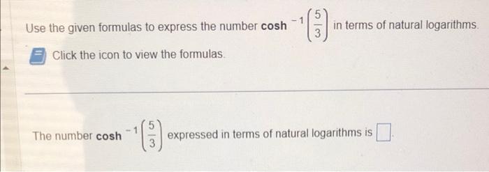 Solved Use the given formulas to express the number | Chegg.com