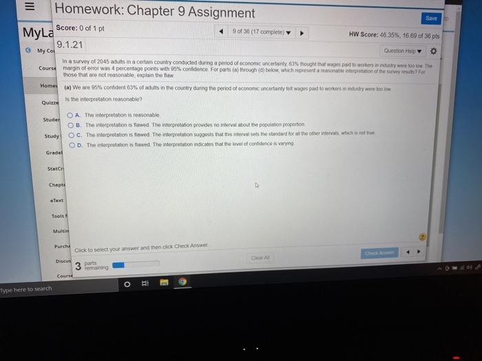 Solved Saven Homework: Chapter 9 Assignment Myla 9.1.21 | Chegg.com