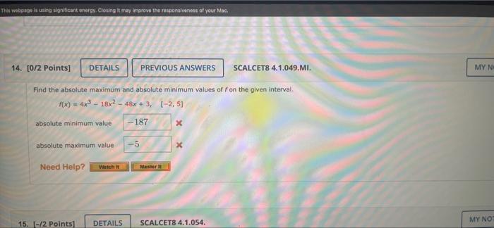 Solved This webpage is using significant energy. Closing it | Chegg.com