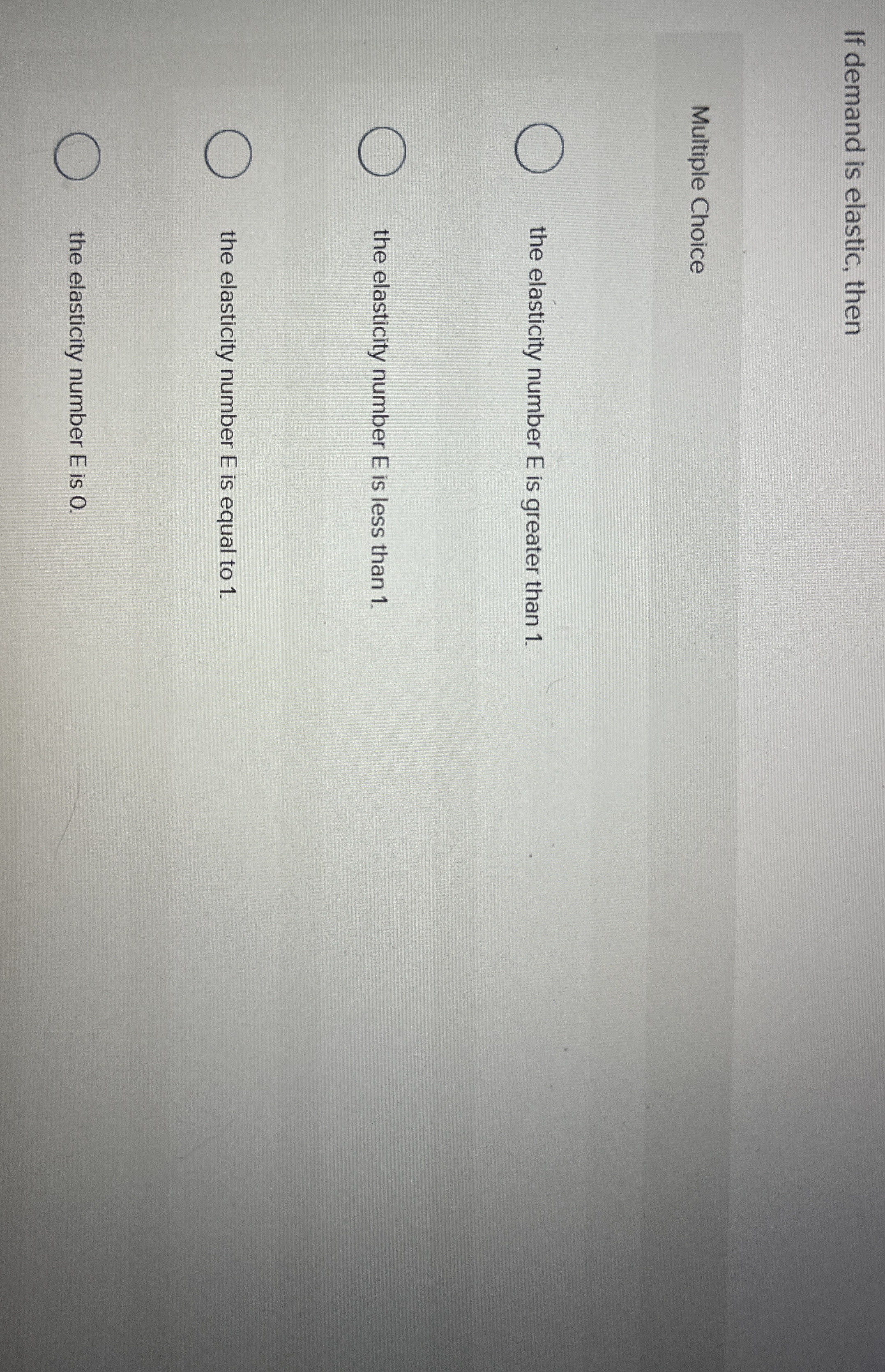 Solved If demand is elastic, thenMultiple Choicethe | Chegg.com