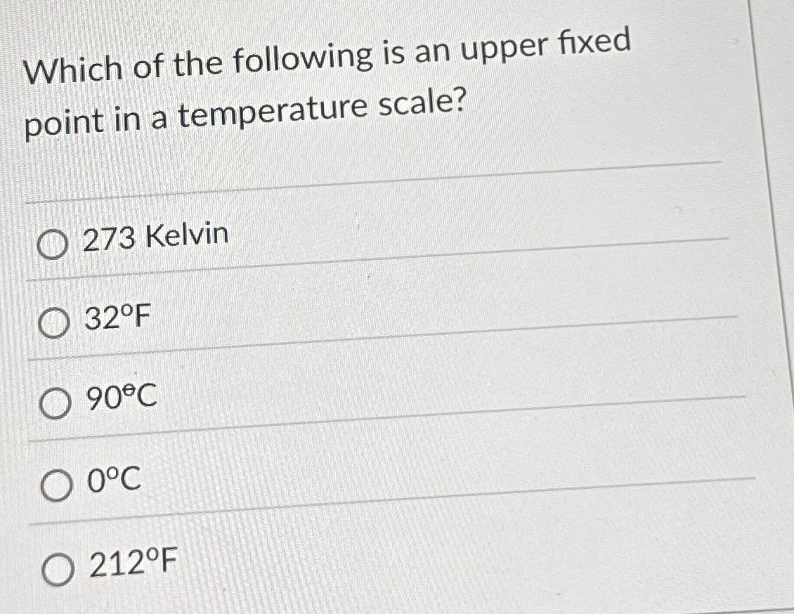 Solved Which of the following is an upper fixedpoint in a | Chegg.com
