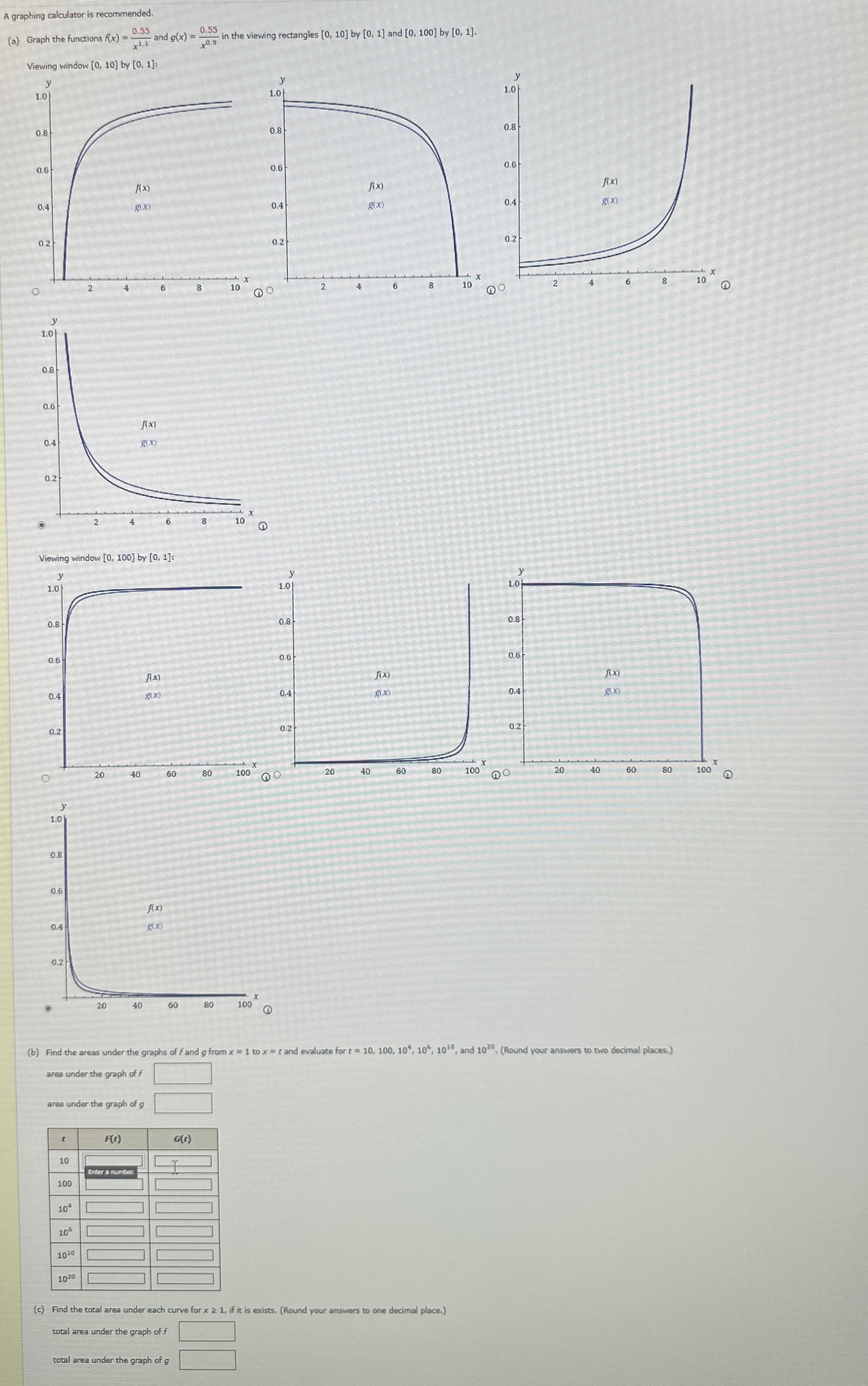 Solved A grephing calaulator is recommended.(a) ﻿Graph the | Chegg.com