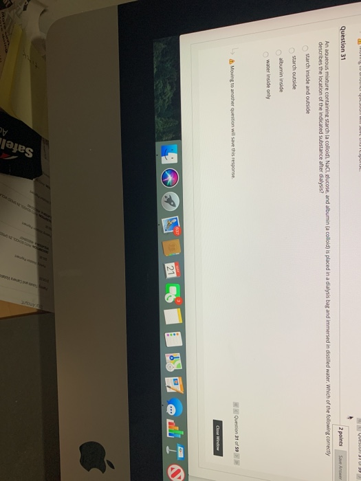 Solved UULUUN JIU Question 31 2 points Save Answer An | Chegg.com