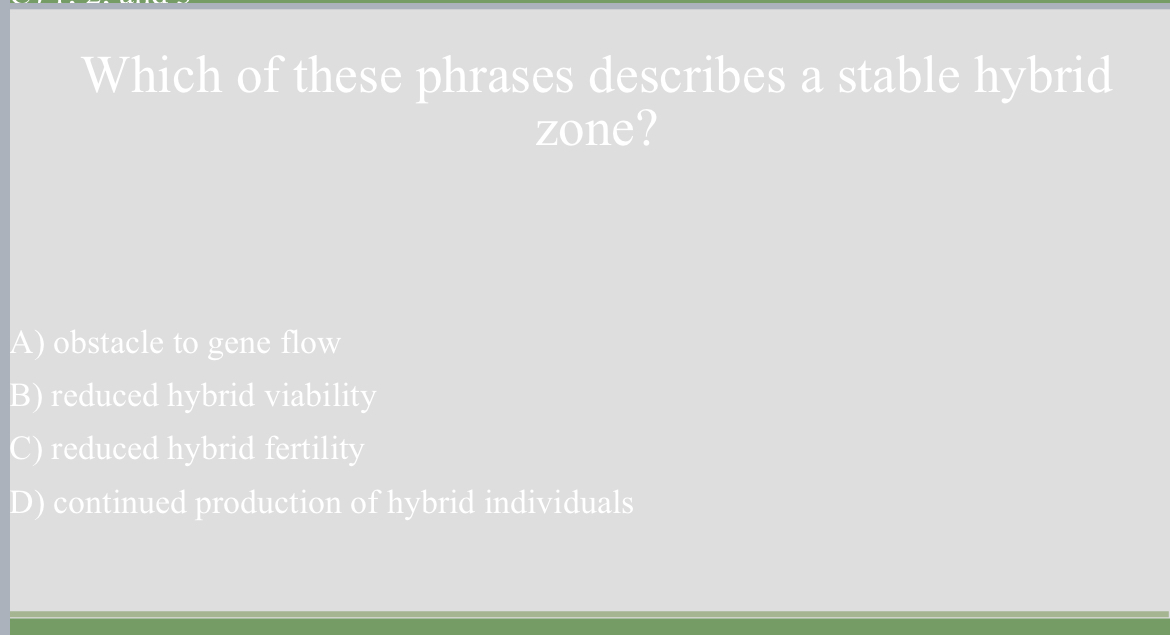 Solved Which of these phrases describes a stable hybrid | Chegg.com