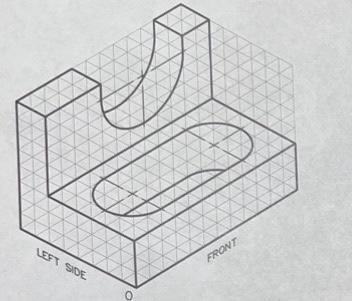 Solved Sketch the ORTHOGRAPHIC views of the objects. | Chegg.com