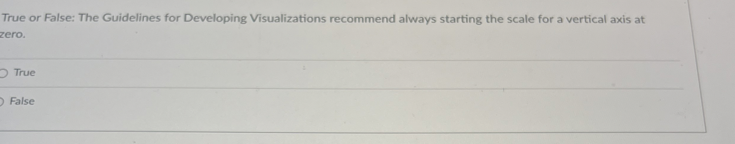 Solved True or False: The Guidelines for Developing | Chegg.com