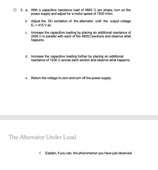I1=0.20 A ac I2=0.15 Adc voltmeter =415 d. Measure | Chegg.com