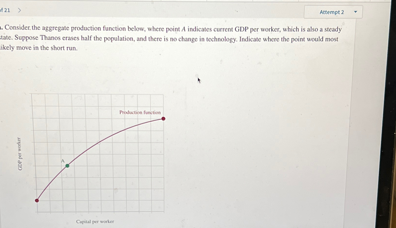 Solved f 21Consider the aggregate production function below, | Chegg.com