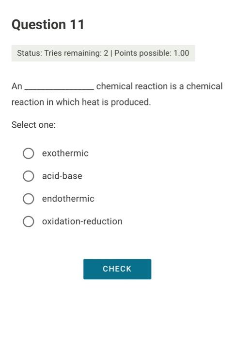 Solved Question 8 Status: Tries remaining: 2 | Points | Chegg.com