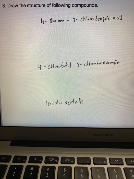 Solved 3. Draw the structure of following compounds. 4-Bromo | Chegg.com
