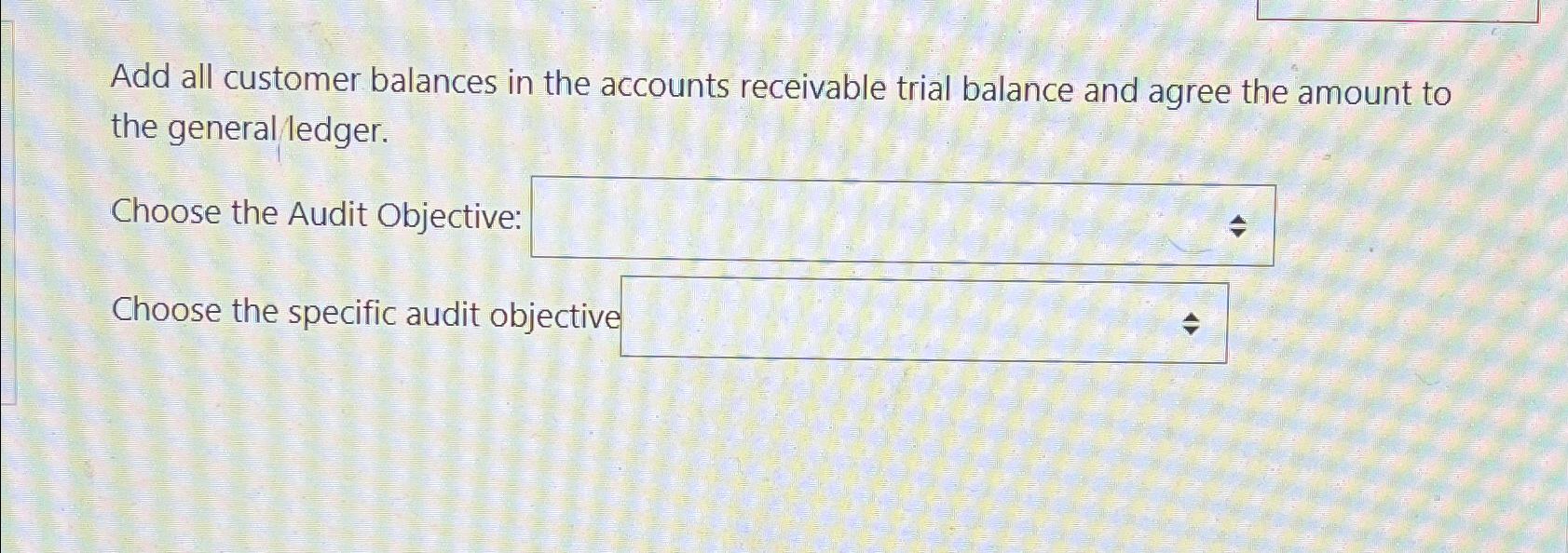Solved Add all customer balances in the accounts receivable | Chegg.com