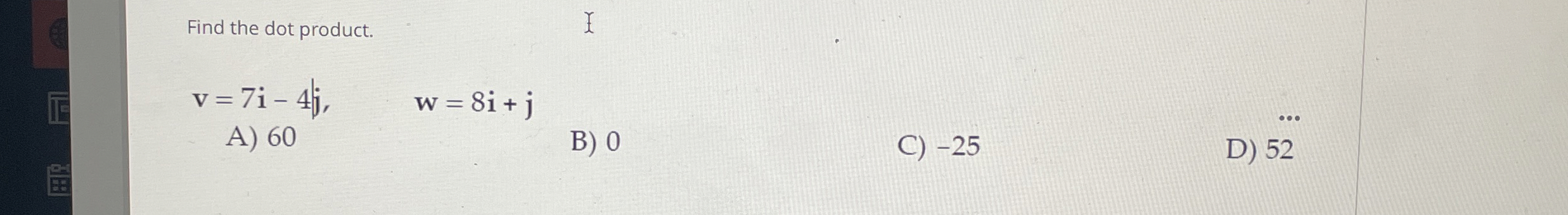 Solved Find the dot | Chegg.com