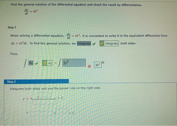 Solved Find the general solution of the differential | Chegg.com