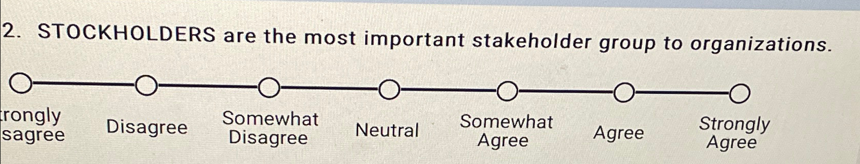 Solved STOCKHOLDERS are the most important stakeholder group | Chegg.com