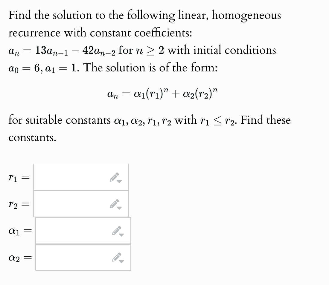 Solved by an EXPERT Find the solution to ﻿the following linear, | Chegg.com