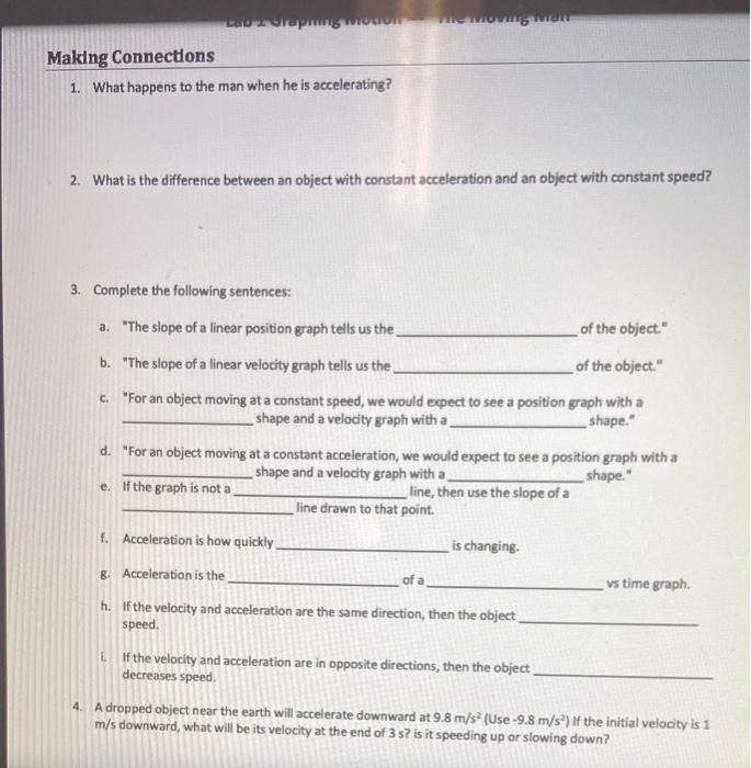 PHYS 1110L Conceptual Physics Lab Lab 1 Simulation: | Chegg.com