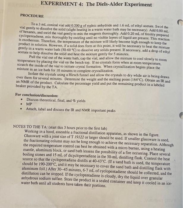 Solved PROCEDURE To a 3 mL conical vial add 0.200 g of | Chegg.com