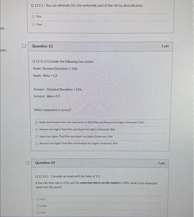 Solved Q 12.9.1. You can eliminate ALL the systematic part | Chegg.com Solved Q 12.9.1. You can eliminate ALL the systematic part | Chegg.com