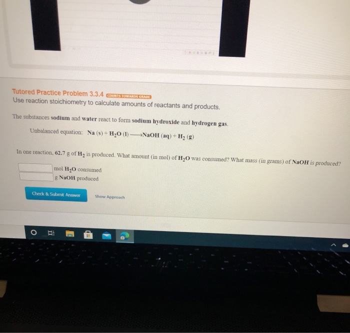 Solved Tutored Practice Problem 3.3.4 GUSTA RES Use reaction | Chegg.com