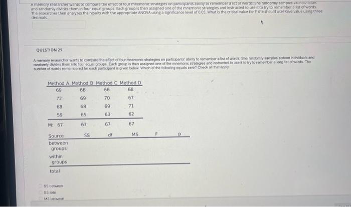 Solved and randomly divides them in four equal groups. Each | Chegg.com