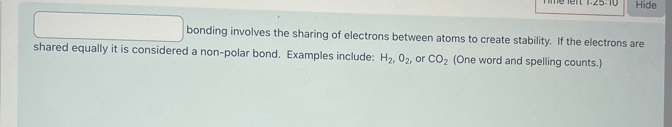 Solved Hidebonding involves the sharing of electrons between | Chegg.com