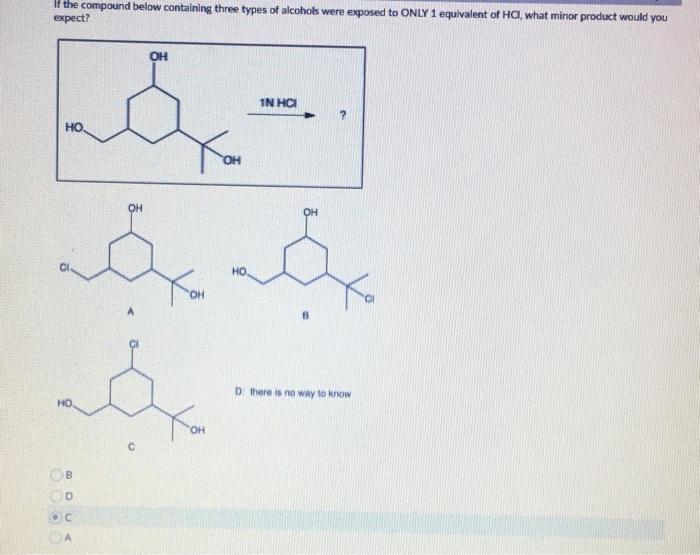 Solved The reaction of 1-butanol with HCl occurs by: OASN1 | Chegg.com