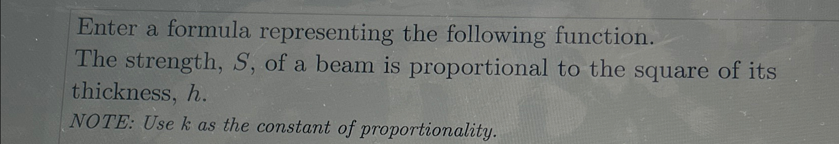 Solved Enter a formula representing the following function. | Chegg.com