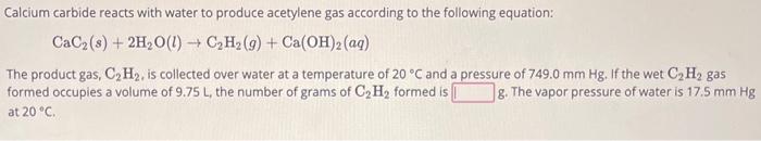 Solved 2KClO3(s)→2KCl(s)+3O2(g) The product gas, O2, is | Chegg.com