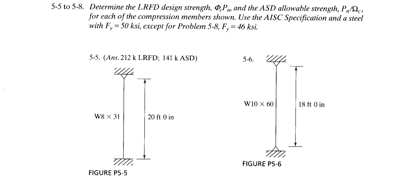 Solved Using the critical stress values of table 4-14 ﻿of | Chegg.com