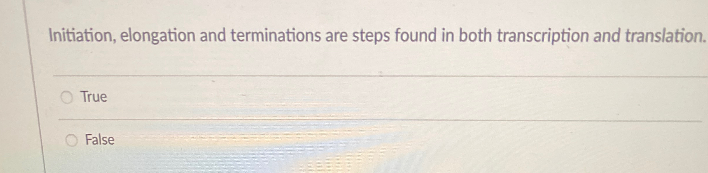 Solved Initiation, elongation and terminations are steps | Chegg.com