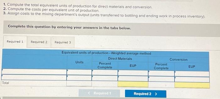 Solved Tableau DA 3-2 (Static): Exercise, Computing cost per | Chegg.com