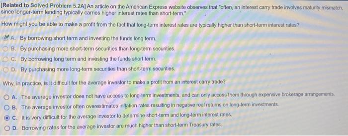 Solved Related to Solved Problem 5.2A] An article on the | Chegg.com