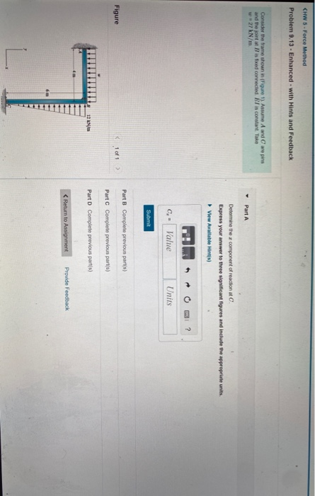 Solved Part C Complete previous parts) 12 NA Part D | Chegg.com