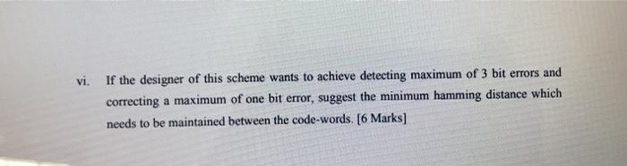 Solved Question 1: Hamming Coding (40 Marks Consider a (7.4) | Chegg.com