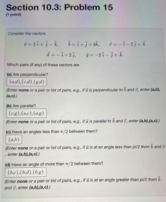 Solved Section 10.3: Problem 15 (1 point) Consider the | Chegg.com