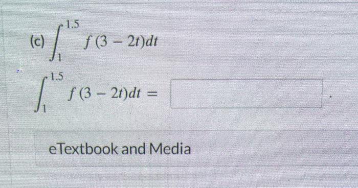 Solved Current Attempt in Progress Suppose ∫01f(t)dt=3 | Chegg.com