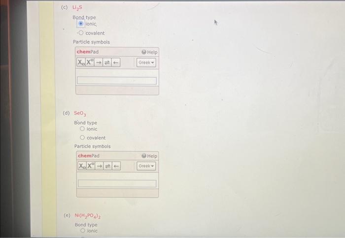 [Solved]: For each of the following compounds, state whether
