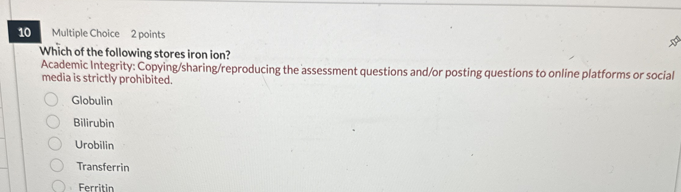 10Multiple Choice2 ﻿pointsWhich of the following | Chegg.com