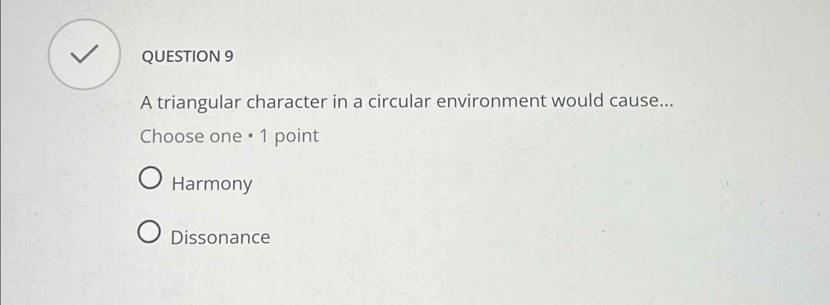 Solved QUESTION 9A triangular character in a circular | Chegg.com