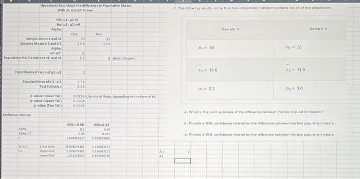 Solved please answer how to do in excel | Chegg.com