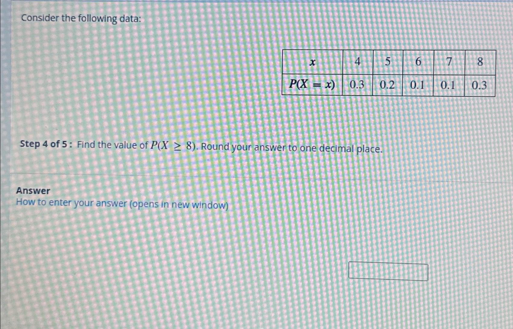 Solved Consider the following | Chegg.com