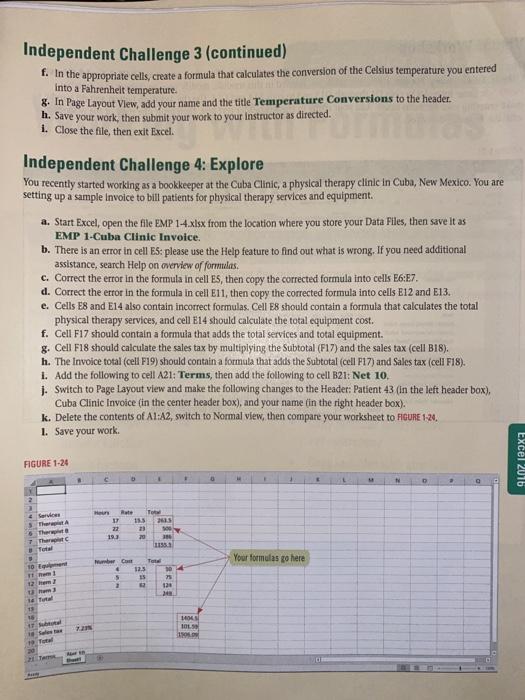 Independent Challenge 1 The Human Resources division | Chegg.com