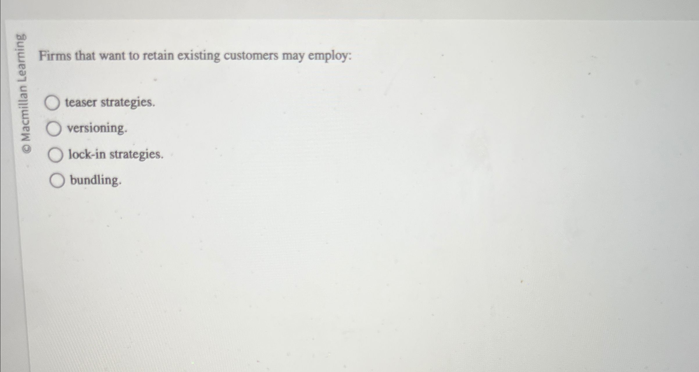 Solved Firms that want to retain existing customers may | Chegg.com