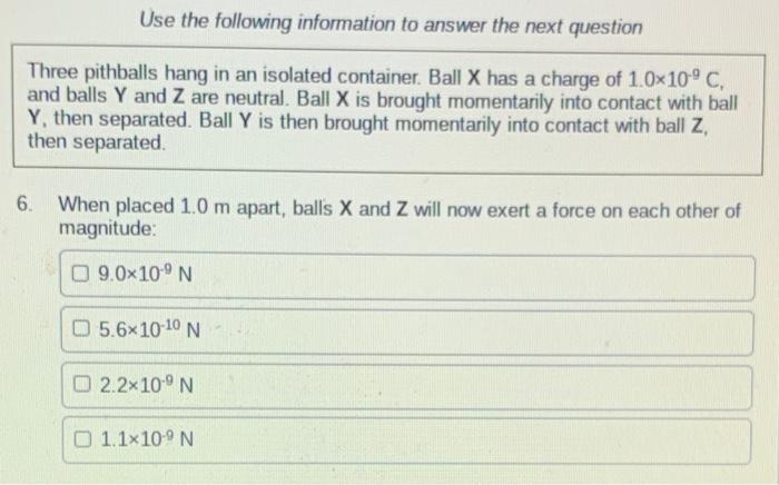 Solved 3. One charged object exerts a force, F, on a second | Chegg.com