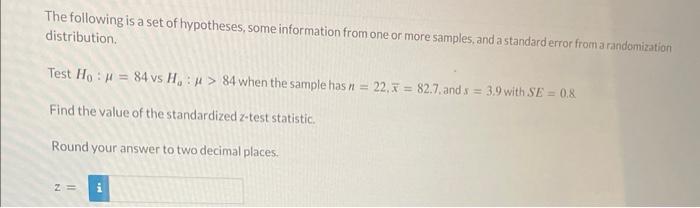 Solved The following is a set of hypotheses, some | Chegg.com