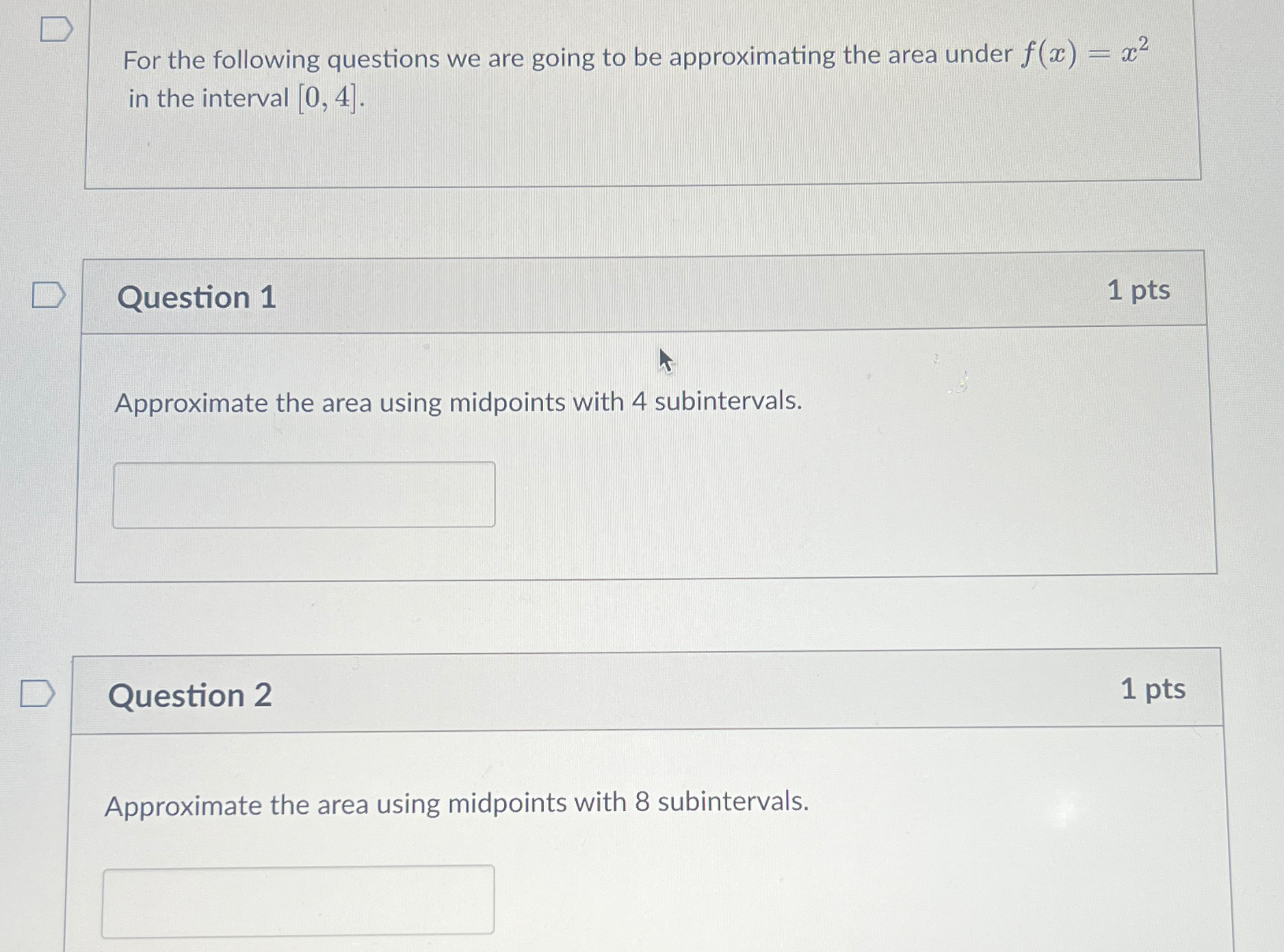 Solved For the following questions we are going to be | Chegg.com