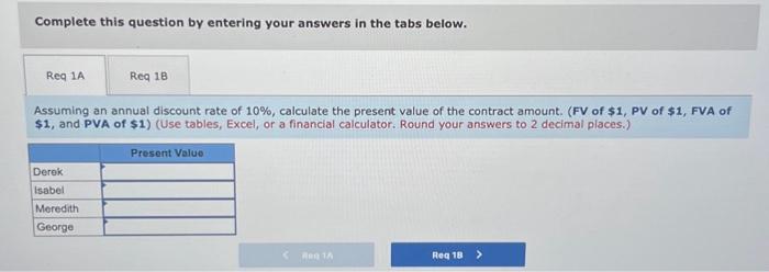 Solved Exercise C-5 (Algo) Calculate the present value of a | Chegg.com