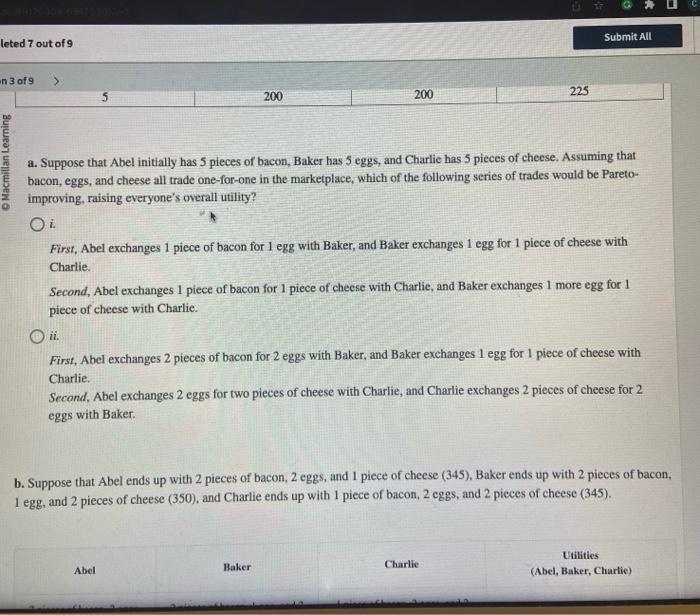 Solved Abel, Baker, and Charlie are identical triplets with | Chegg.com